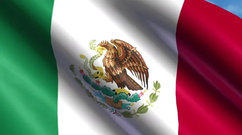 Mexican Flag Animation – 4K Resolution... | Stock Video | Pond5