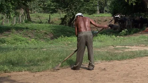 Mexican Native man working | Stock Video | Pond5