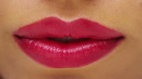 Mexican woman's sexy lips | Stock Video | Pond5