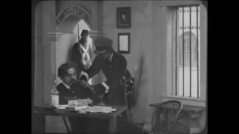 MEXICO - 1911 - In this silent war film,... | Stock Video | Pond5