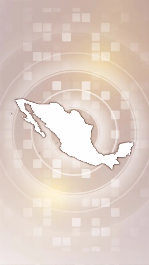 Mexico Animated Map | Stock Video | Pond5