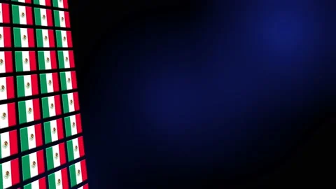 Mexico Flag Animated Background 3d Anima... | Stock Video | Pond5