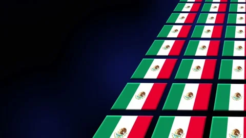 Mexico Flag Animated Background 3d Anima... | Stock Video | Pond5
