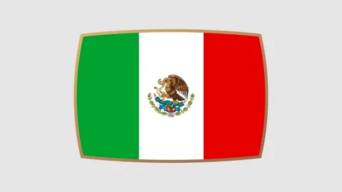 mexico flag presentation animation set. ... | Stock Video | Pond5
