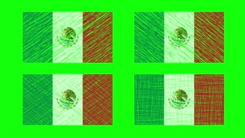 Mexico Scribble Animation on Green Scree... | Stock Video | Pond5