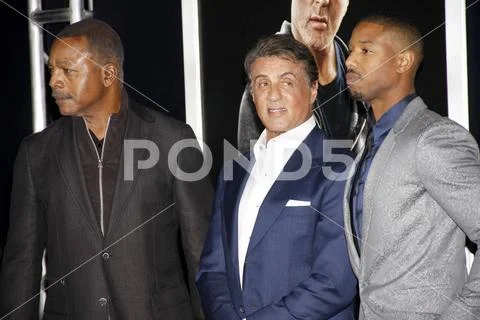 Michael B. Jordan, Sylvester Stallone and Carl Weathers Michael B ...