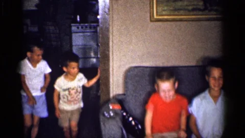 MICHIGAN-1959: Kids Babies Boys Cousins ... | Stock Video | Pond5