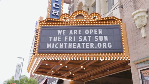 Marquee Sign Stock Videos – Royalty-Free HD & 4K Videos