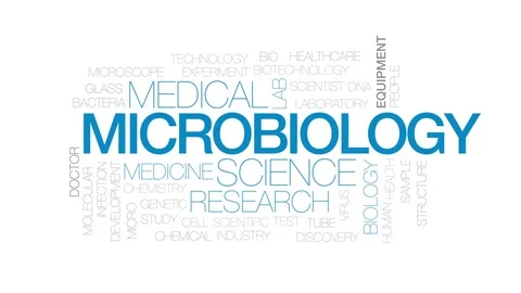 Microbiology animated word cloud, text d... | Stock Video | Pond5