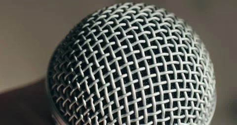 Microphone close-up, mic isolated on day... | Stock Video | Pond5