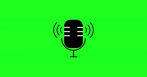 Microphone icon animation. Podcast Intro... | Stock Video | Pond5