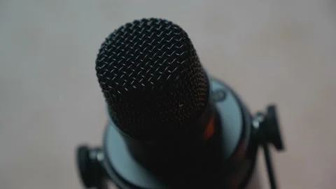 Microphone, mesh that stretches across t... | Stock Video | Pond5
