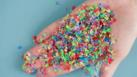 Microplastic pollution, plastic particle... | Stock Video | Pond5