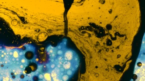 Microscopic Patterns of Colors and Paint... | Stock Video | Pond5