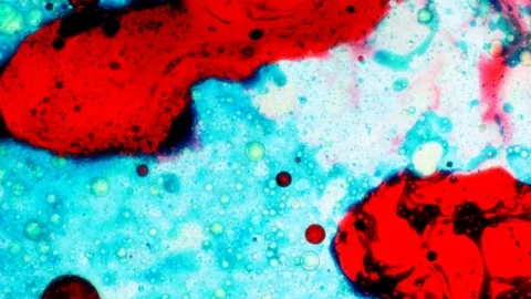 Microscopic Patterns of Colors and Paint... | Stock Video | Pond5