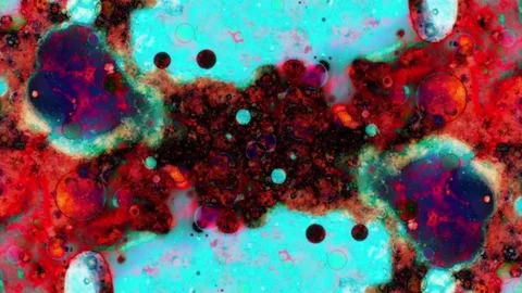 Microscopic Patterns of Colors and Paint... | Stock Video | Pond5