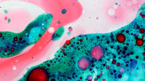 Microscopic Patterns of Colors and Paint... | Stock Video | Pond5