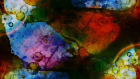 Microscopic Patterns of Colors and Paint... | Stock Video | Pond5