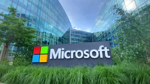 Corporate Headquarters Microsoft Stock Video Footage | Royalty Free ...