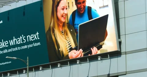 Los Angeles Billboard Stock Footage ~ Royalty Free Stock Videos | Pond5