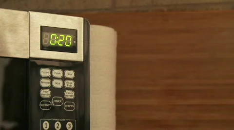 Microwave Clock Countdown Stock Videos – Royalty-Free HD & 4K Videos