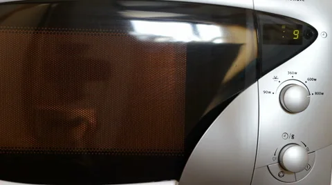 Countdown Microwave Oven Stock Video Footage | Royalty Free Countdown ...