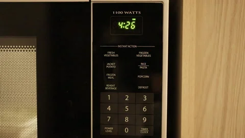 Microwave Timer Stock Footage ~ Royalty Free Stock Videos | Pond5