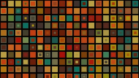 Midcentury modern square tile checker an... | Stock Video | Pond5