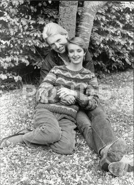 Mike Mcgear Singer With The Pop Group The Scaffold With His Fiance ...