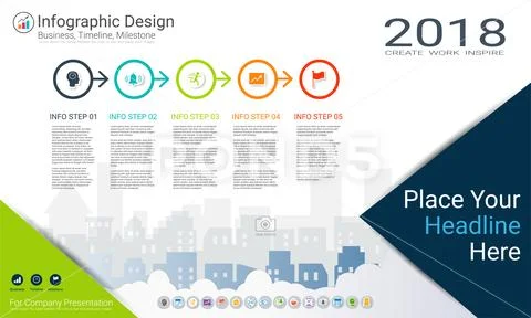 Milestone timeline infographic design.: Graphic #86278869
