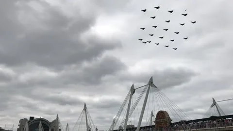London Flyover Stock Footage ~ Royalty Free Stock Videos | Pond5