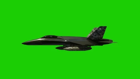 Military Aircraft On Green Screen Backgr... | Stock Video | Pond5