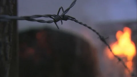 Barbed Wire Fire Stock Videos – Royalty-Free HD & 4K Videos | Pond5