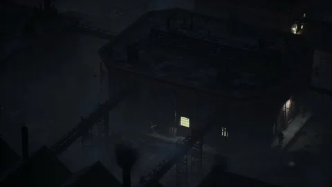 Military base at night: lone hero naviga... | Stock Video | Pond5