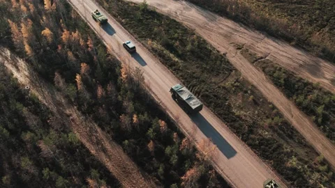 Military Convoy Stock Videos – Royalty-Free HD & 4K Videos