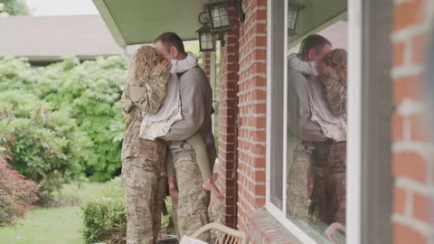Military Family Stock Footage ~ Royalty Free Stock Videos | Pond5