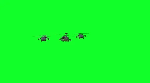 Helicopter Green Screen Apache Stock Footage ~ Royalty Free Stock ...