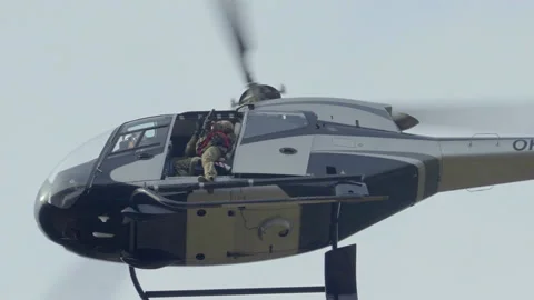 Soldier Force Helicopter Stock Footage ~ Royalty Free Stock Videos | Pond5