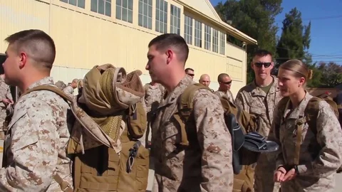 Military Homecoming Stock Video Footage | Royalty Free Military ...