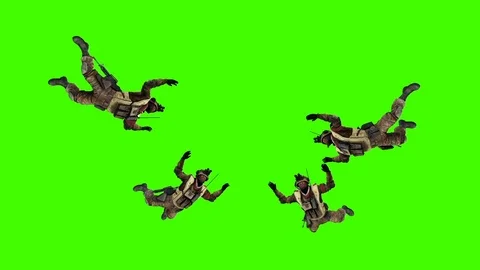 Skydiver Green Screen Stock Video Footage | Royalty Free Skydiver Green ...