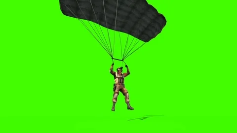 Skydiver Green Screen Stock Video Footage | Royalty Free Skydiver Green ...