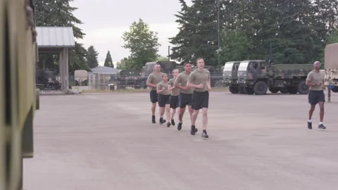 Military Running Stock Video Footage | Royalty Free Military Running ...