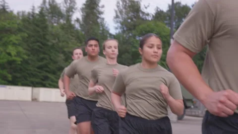 Military Running Stock Video Footage | Royalty Free Military Running ...