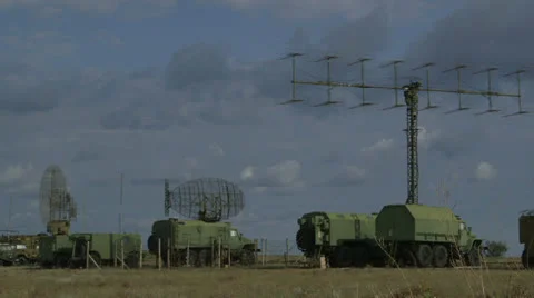 Military Radar Base Stock Video Footage | Royalty Free Military Radar ...