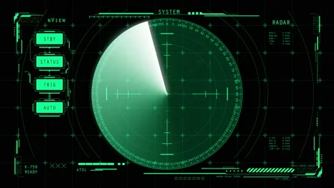 Military radar system scanning surroundi... | Stock Video | Pond5