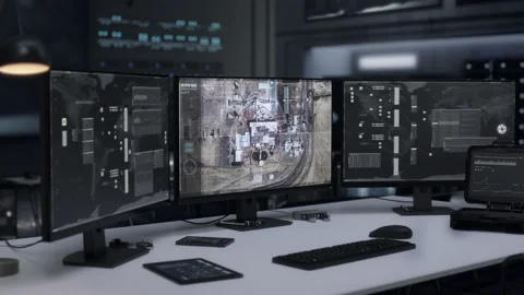 Military Satellite Control System Establ... | Stock Video | Pond5