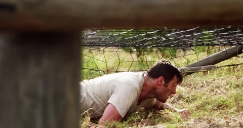 Military Obstacle Course Stock Footage ~ Royalty Free Stock Videos | Pond5