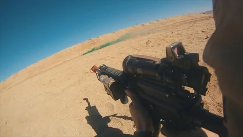Desert Machine Gun Stock Videos – Royalty-Free HD & 4K Videos