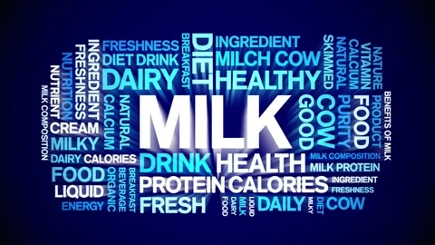 Milk Word Stock Video Footage | Royalty Free Milk Word Videos | Pond5