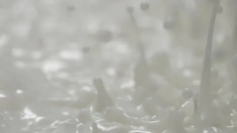 Milk Splash, Milk splash Milk Drop in sl... | Stock Video | Pond5